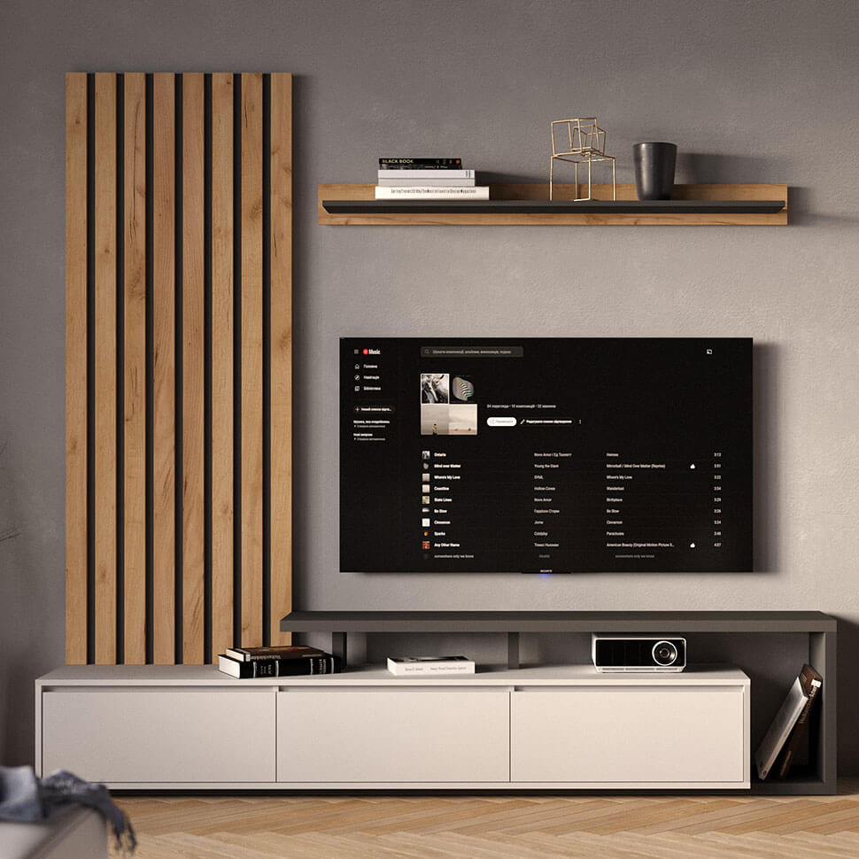 Комод 200 4D FARO CAMA білий 4 двері – BRWLAND